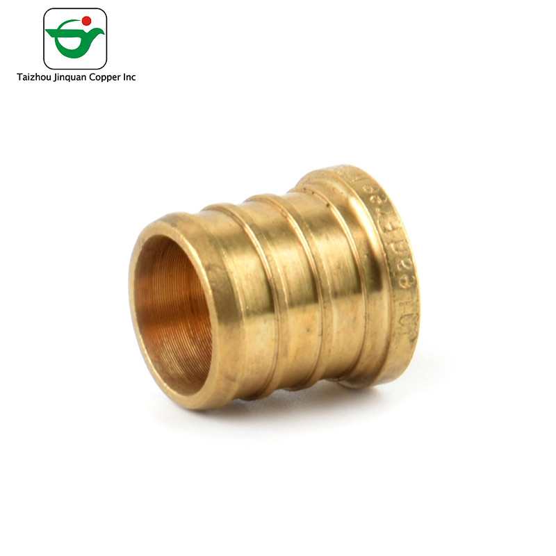 Forged Brass CUPC NSF 1" Threaded End Plug For Round Tubing